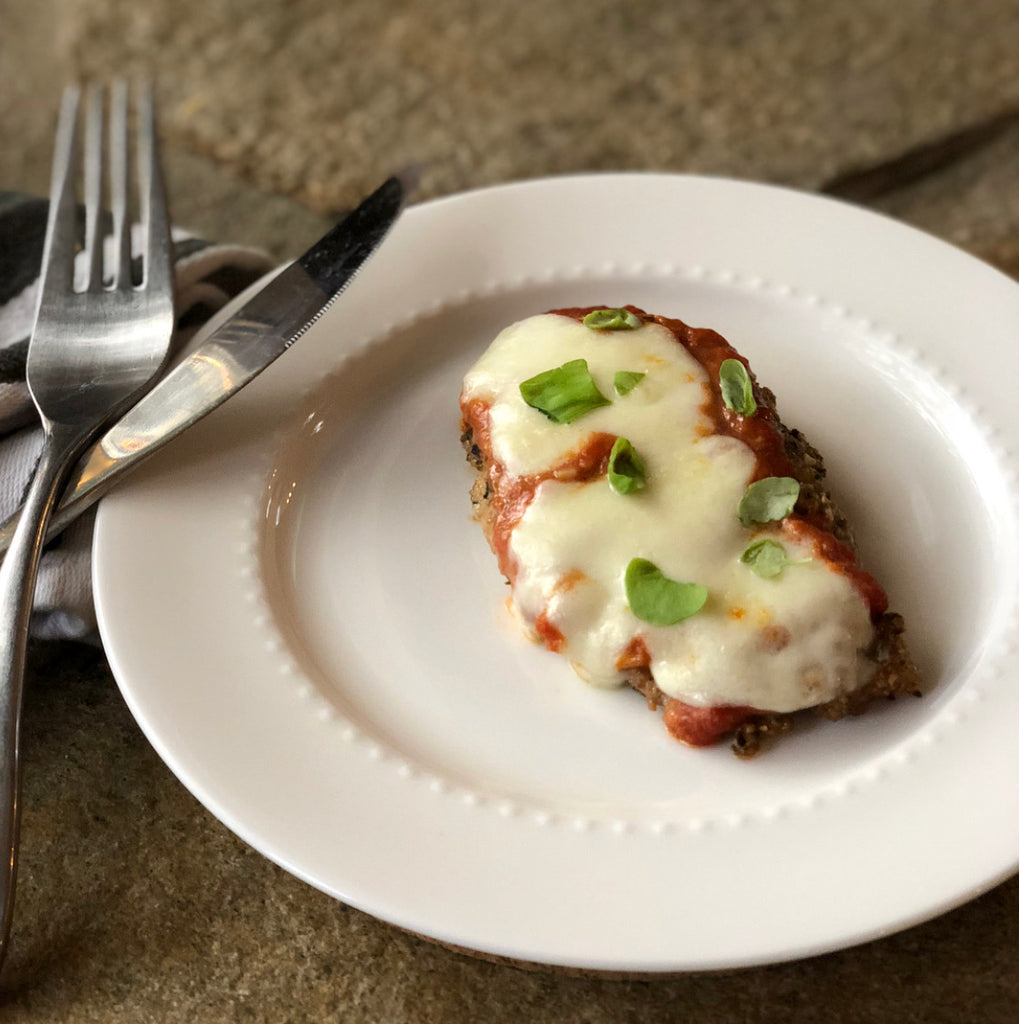 Classic Chicken Parmesan – Nut Crumbs