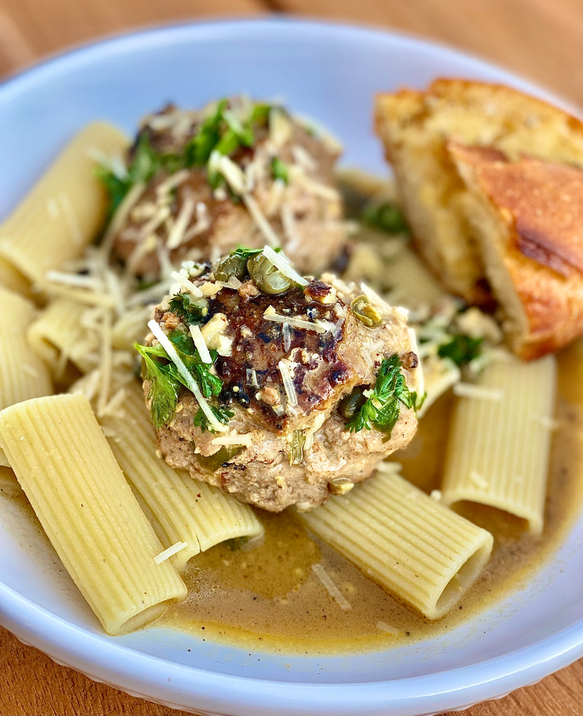 Chicken Piccata Meatballs – Nut Crumbs