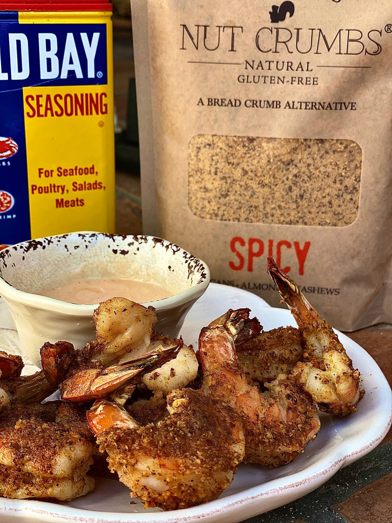 Fried Spicy Old Bay Shrimp – Nut Crumbs